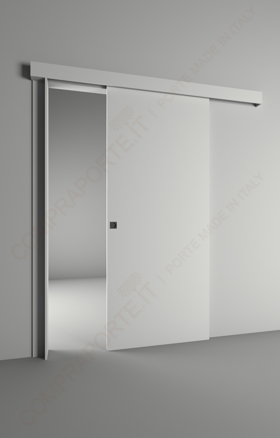 Porta Premium mod.4017 Acero Perla - Linea Raso - Compraporte.it